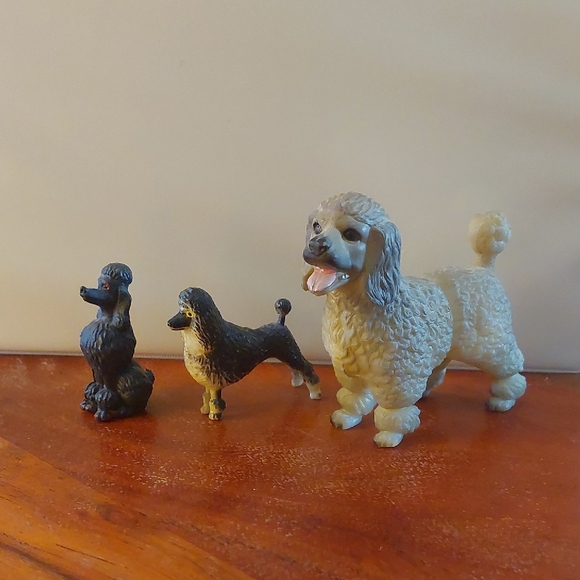 Toys | Vintage Poodle Figurine Set | Poshmark